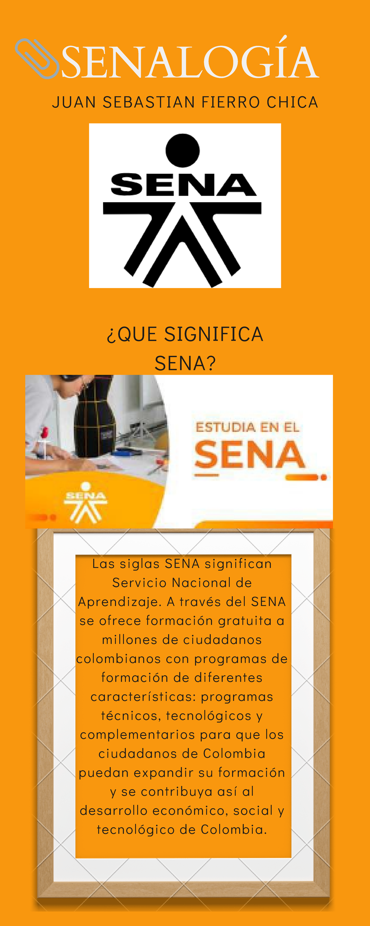 Senalogía - JUAN SEBASTIAN FIERRO CHICA ¿QUE SIGNIFICA SENA? SENALOGÍA ...