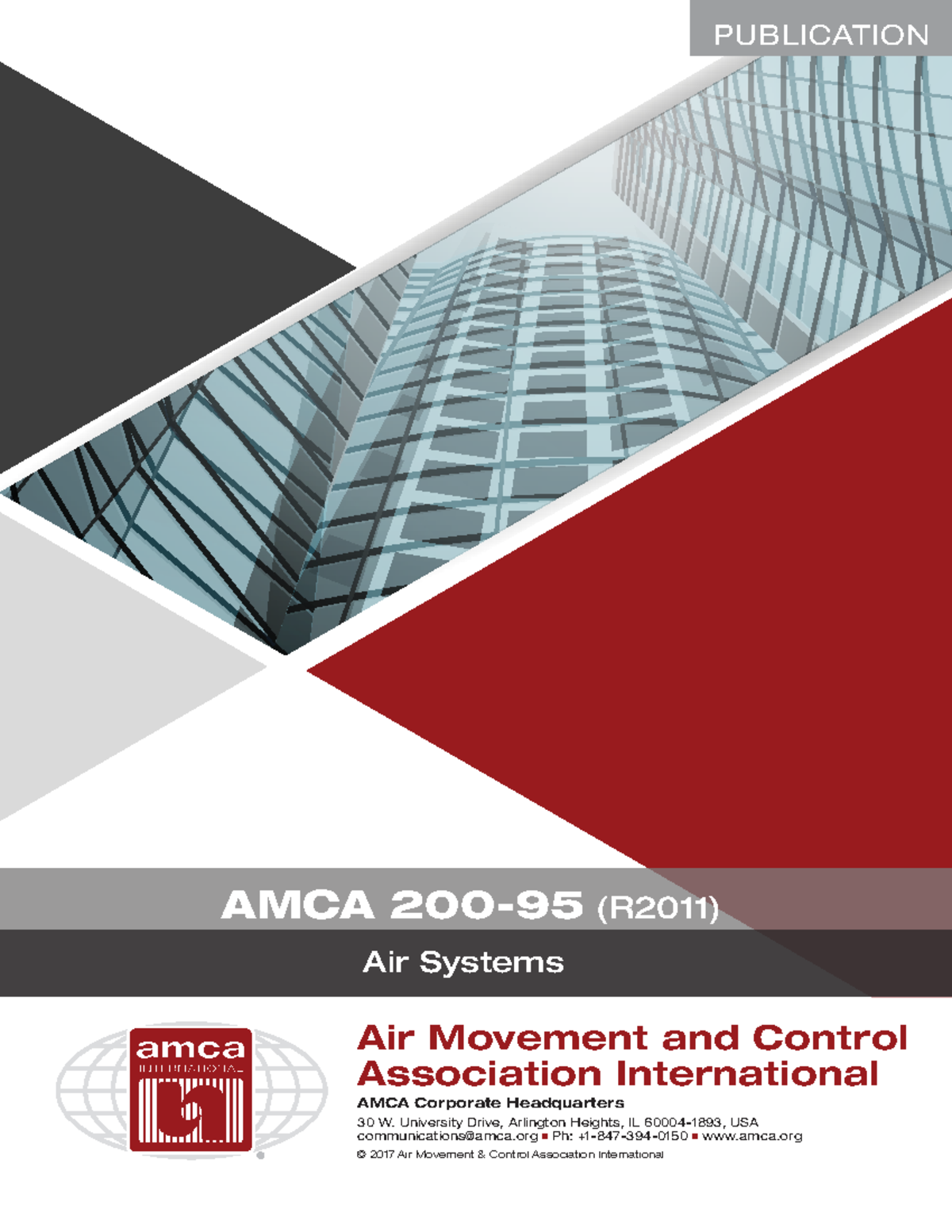 AMCA 200 (R2011) Air Systems Design and Performance Guidelines - Studocu