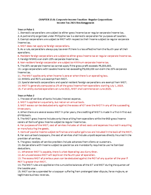 Chapter 8 Income Tax - Chapter 8: RIT-Exclusions from Gross Income True ...