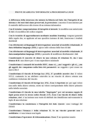 Modulo 7 - MODULO!7! ! A cosa serve il seguente riquadro? A inserire il ...