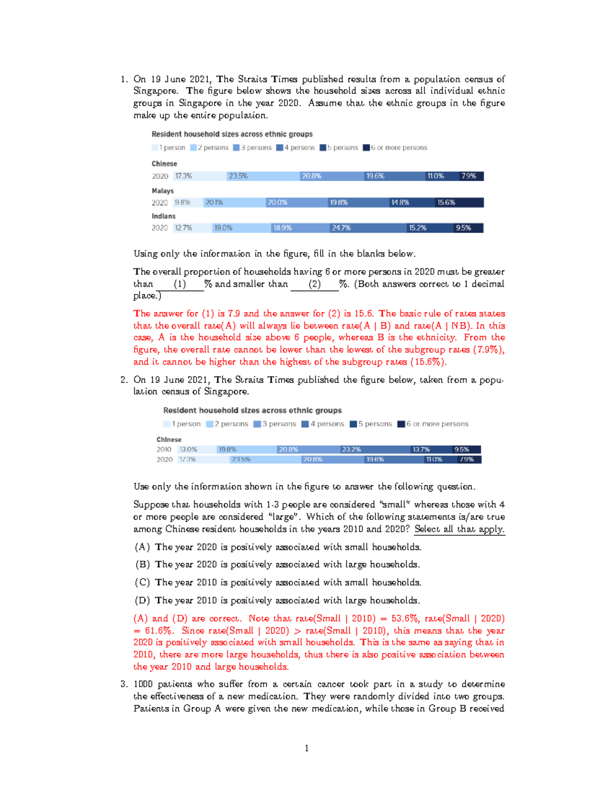 Chapter 2 Solutions for Mandatory Quiz - Statistics Analysis - Studocu