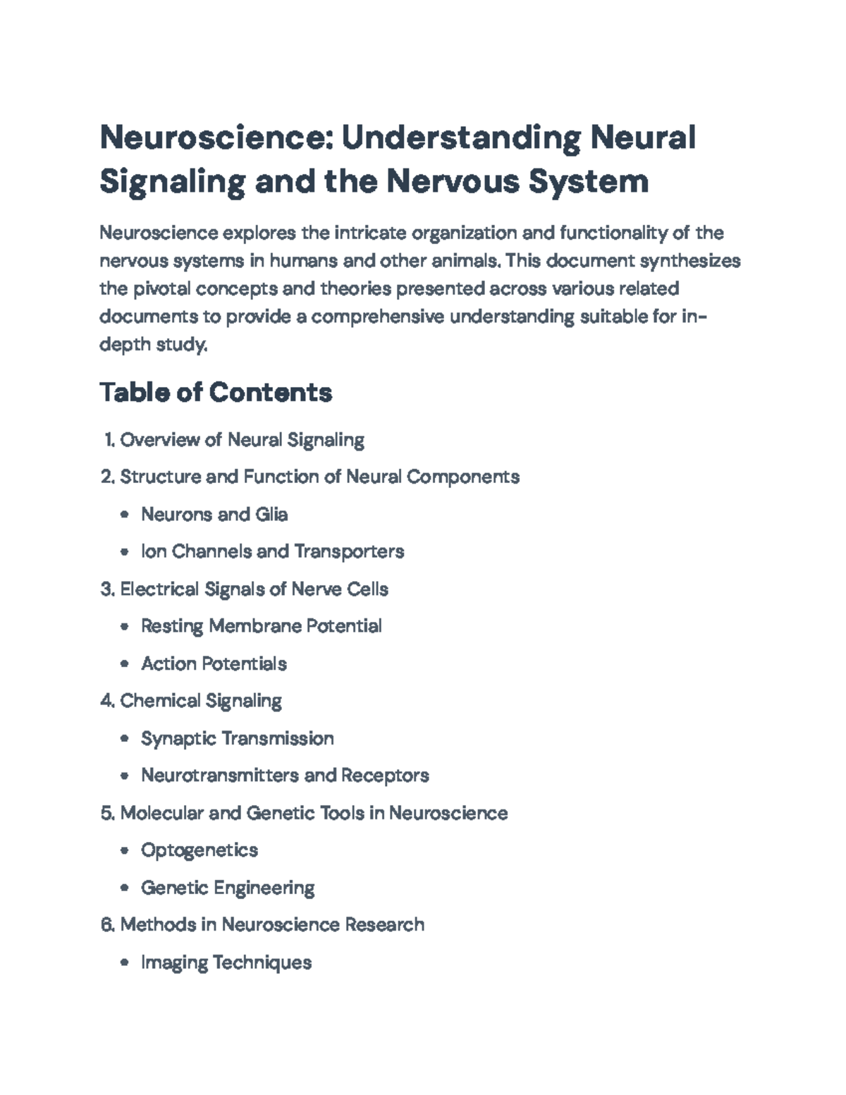 Neuroscience 101: Neural Signaling & Nervous System Functionality ...