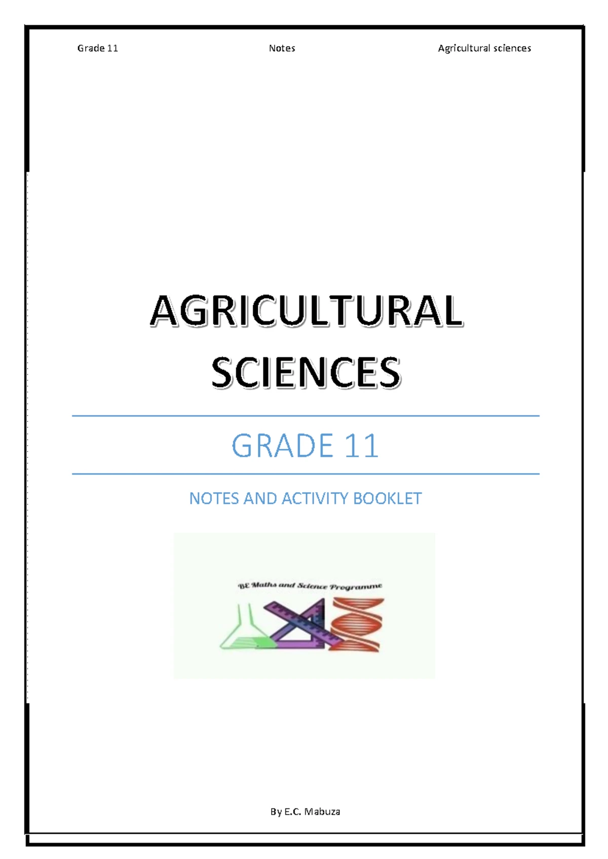 GR. 9 NS Term 2 Notes - Hoërskool Birchleigh Grade 9 Natural Sciences ...