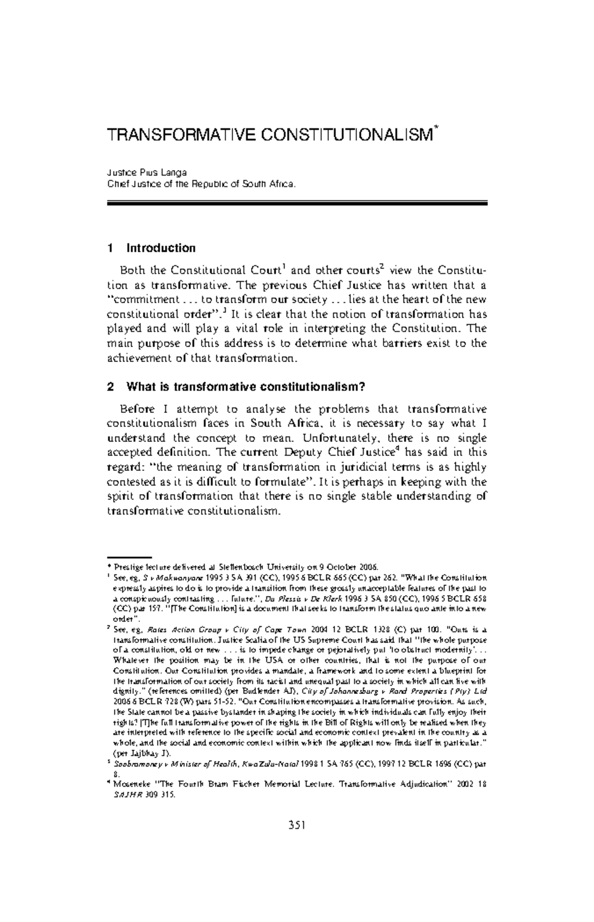 9. Transformative Constitutionalism: Insights from Justice Pius Langa ...