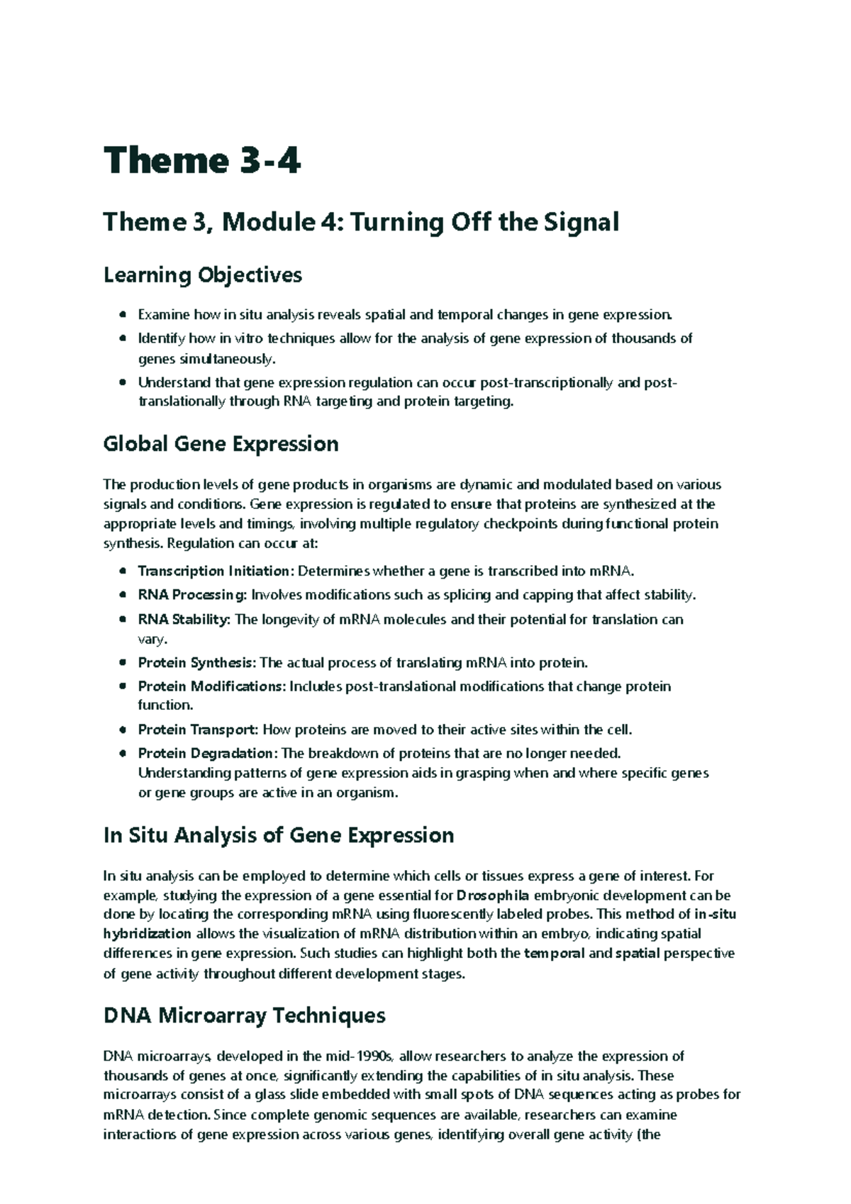 Theme 3-4 - Theme 3- Theme 3, Module 4: Turning Off the Signal Learning ...