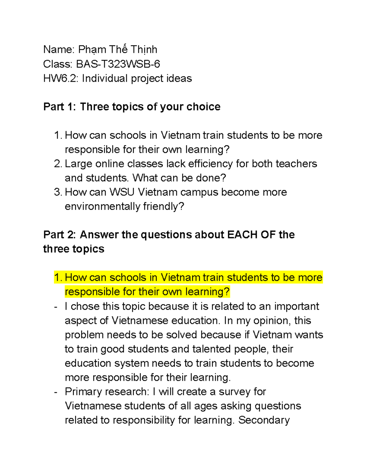HW6.2 Individual Project Ideas - BAS-T323WSB-6: Exploring Education ...