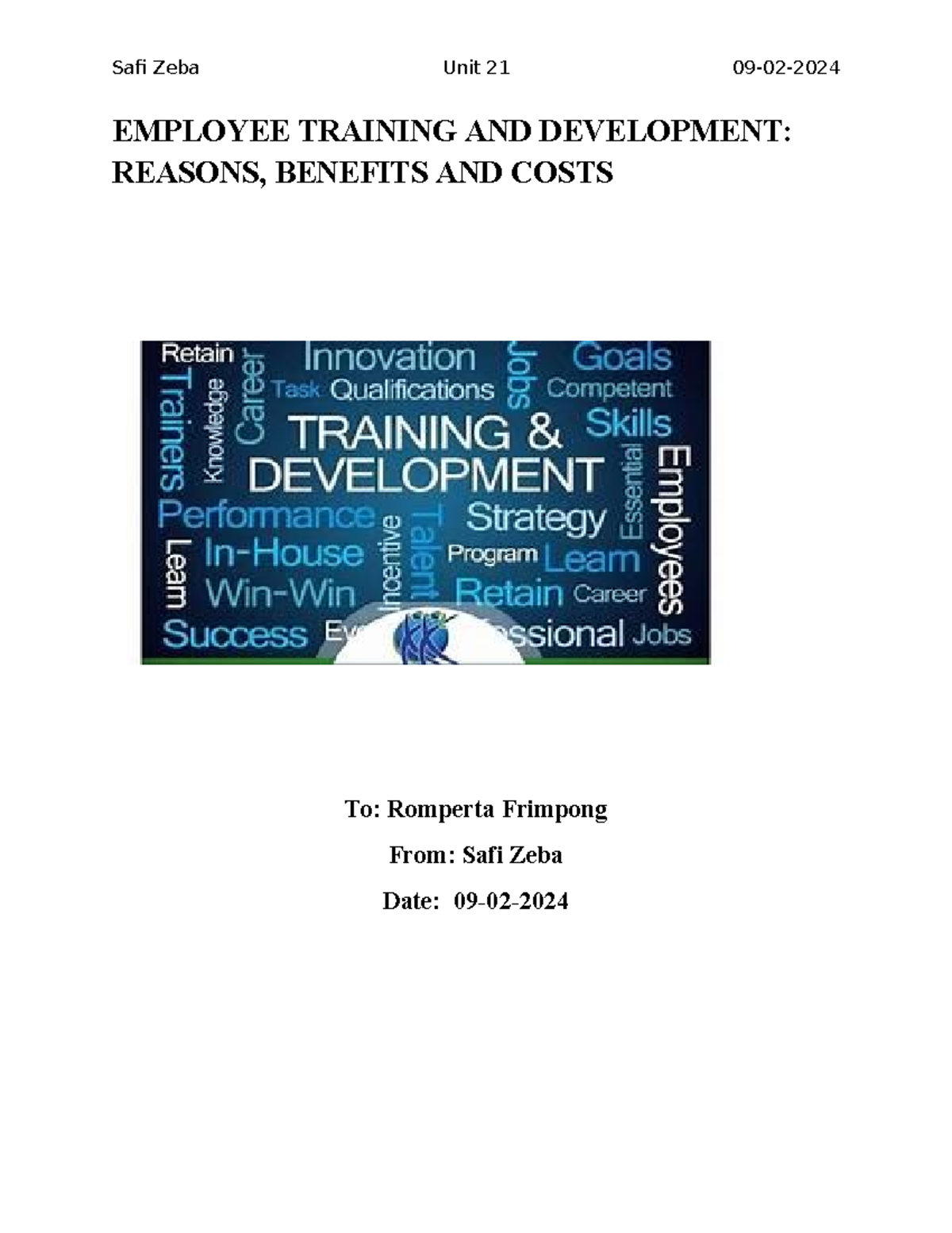 ZARA Employee Training and Development: Costs, Benefits & Analysis ...