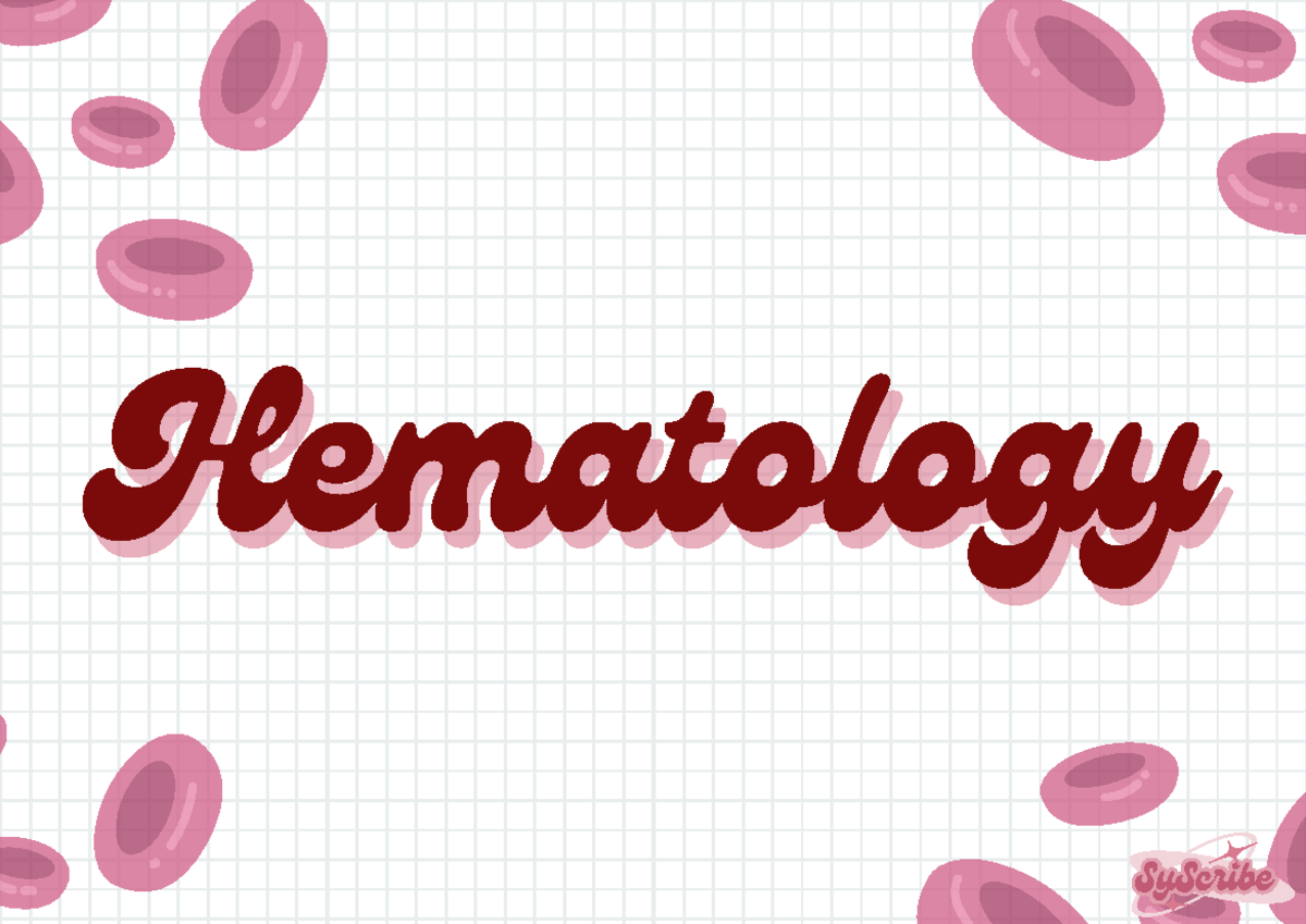 Hematology 101: Red Blood Cell Anomalies and Associated Conditions ...
