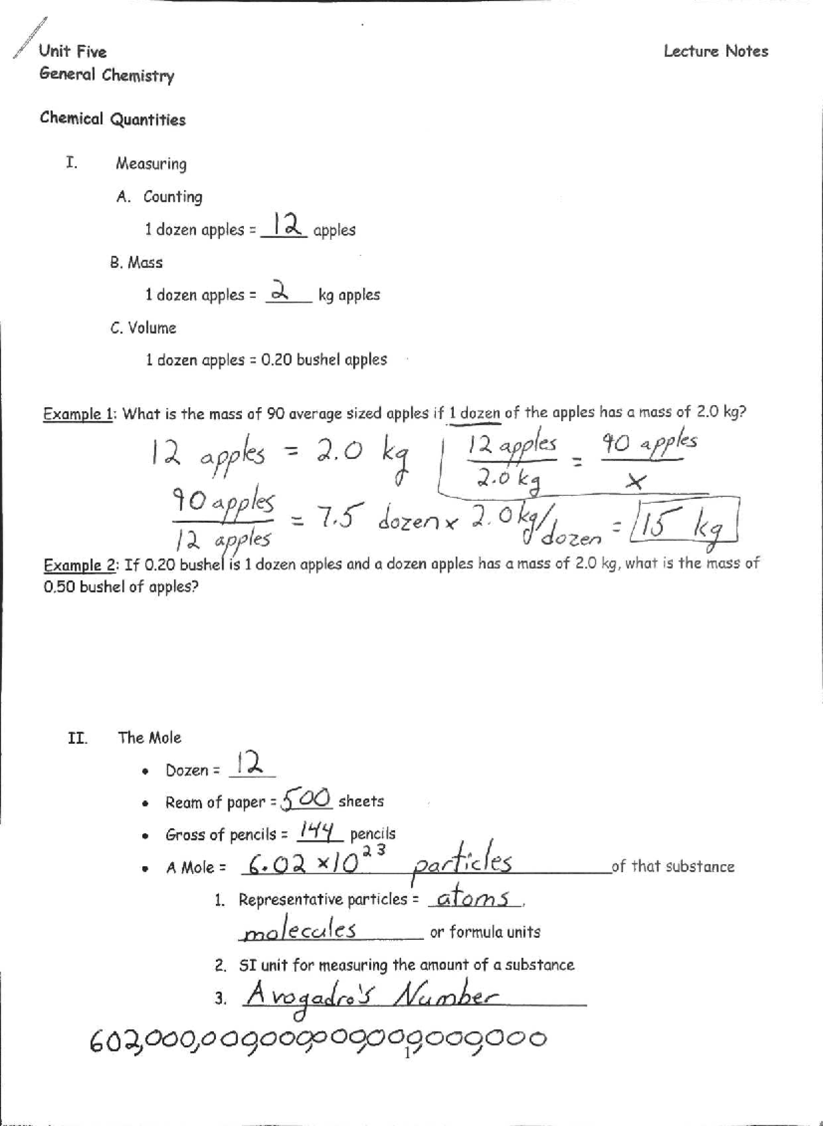 Unit 5 Lecture Notes: Key Concepts in General Chemistry (CHEM101) - Studocu
