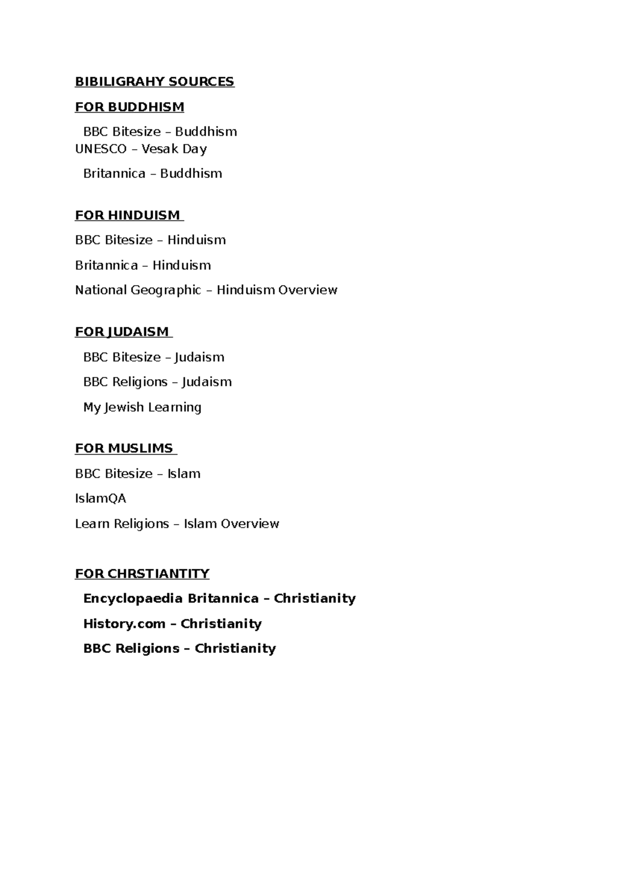 Bibiligrahy Sources - vc fkmk; - BIBILIGRAHY SOURCES FOR BUDDHISM BBC ...