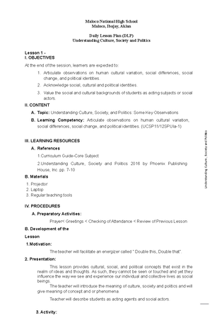 AP9-SLM4 Q4 - For Apslm1 - ARALING PANLIPUNAN QUARTER 4- MODULE 4 ...