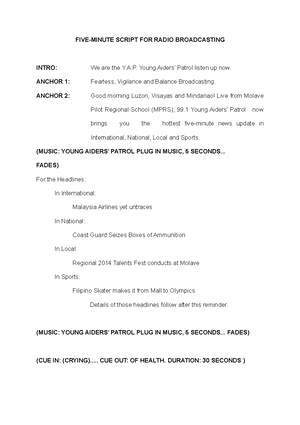 Ecmee- Script-2 - emcee script sample - 1 GRADUATION SCRIPT DANAWAN ...