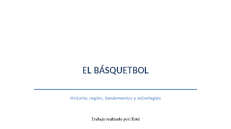EDUCACIÓN FÍSICA: Historia, Reglas y Estrategias del Básquetbol - Studocu