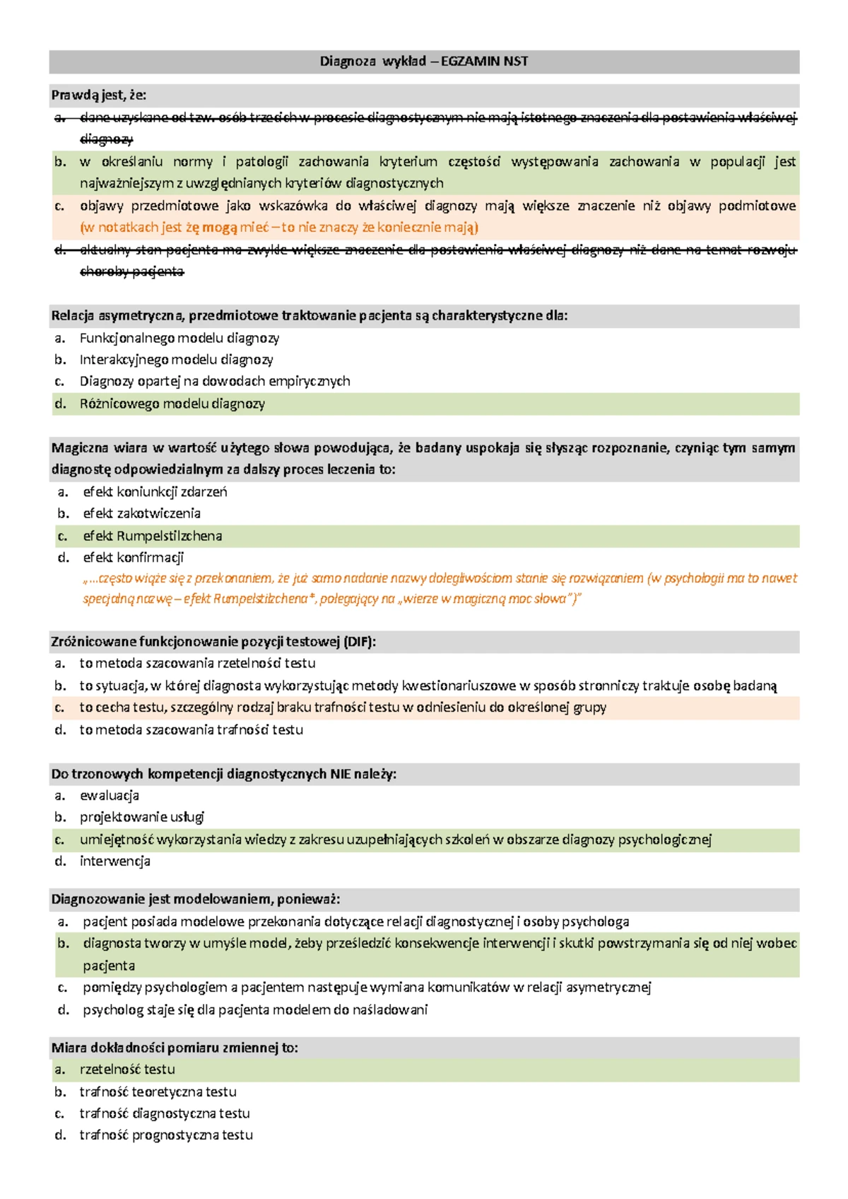 Diagnoza NEO-FFI: Opis i Interpretacja Wyników Badania Psychologicznego ...