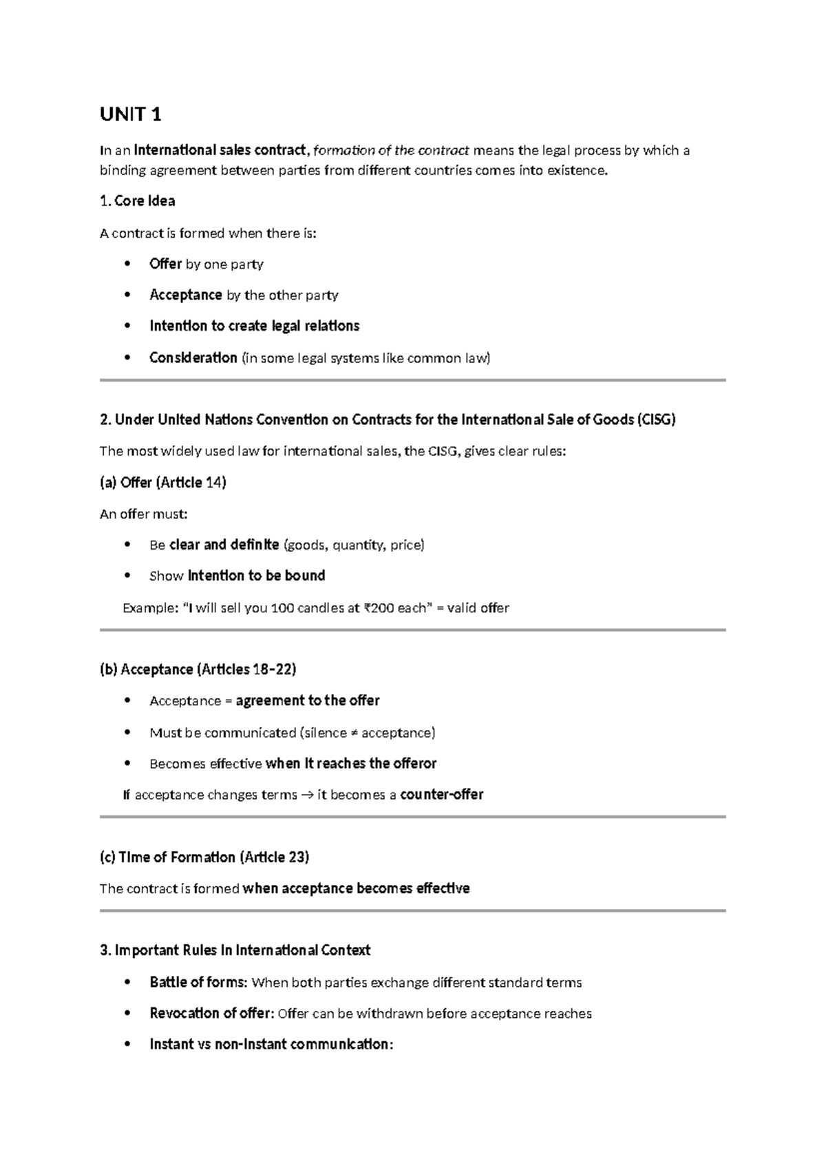 ICL - International Commercial Law Notes: Key Concepts & Case Studies ...