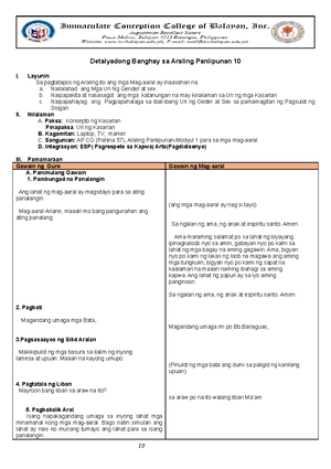 Narrative Report Psychosocial Support Activities - Republic of the ...