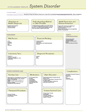 postpartum hemorrhage ati template - ACTIVE LEARNING TEMPLATES System ...