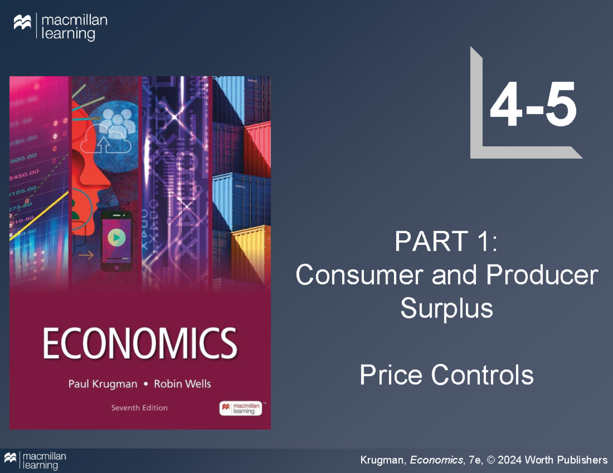 Consumer and Producer Surplus: Price Controls Analysis in Econ 101 ...