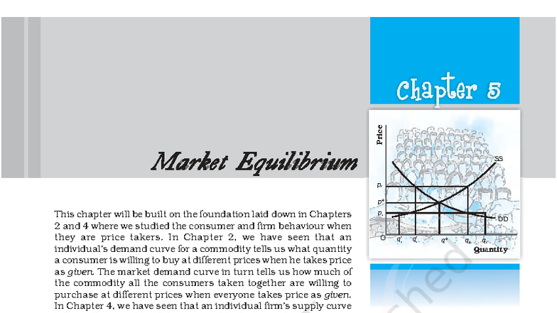 Leec205 - Market Equilibrium Analysis and Applications in ...