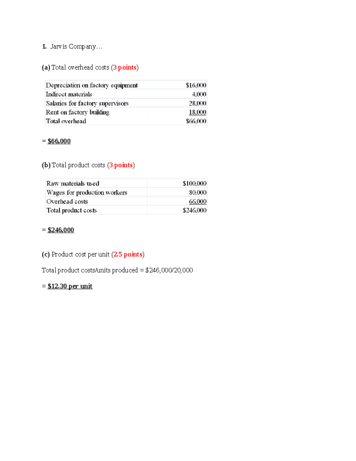 MAN ACCT Midterm Exam Study Notes - Key Concepts and Calculations - Studocu