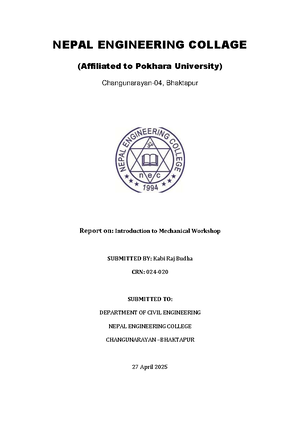 2 Introduction Energy Engineering - Pokhara University Faculty of Science and Technology Course ...