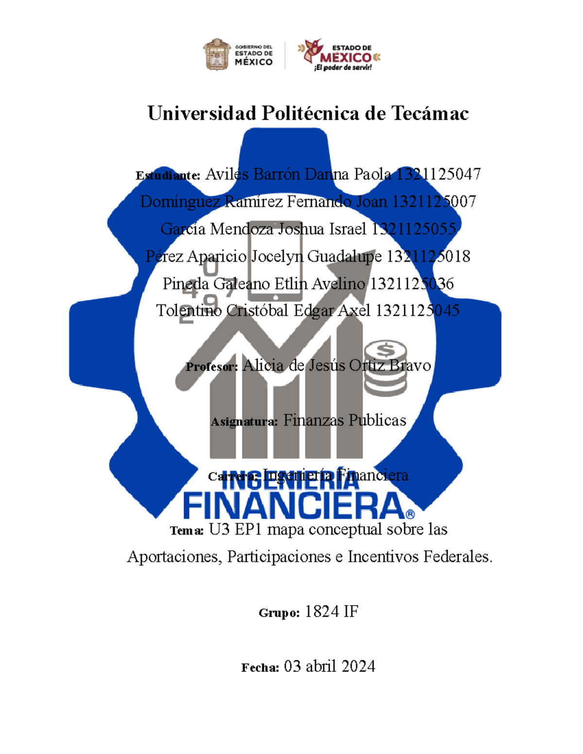 Aportaciones, Participaciones e Incentivos Federales - U3 EP1 Finanzas ...