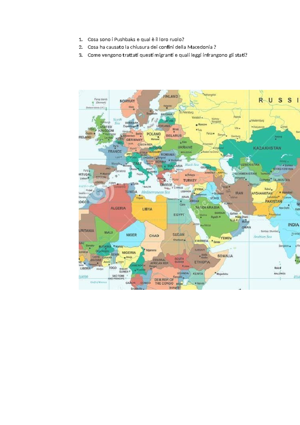 Pushbacks e Migrazione: Ruolo e Impatti Legali - Studocu