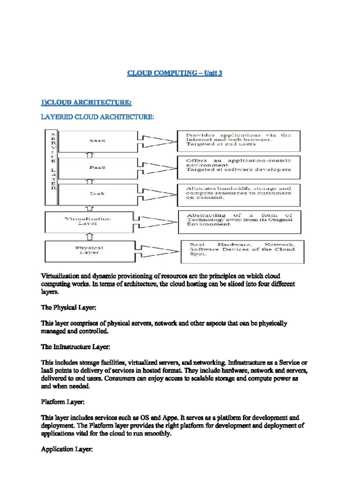 Unit 3 Notes Of Unit 3 Cloud Computing Cloud Computing Unit 3 1