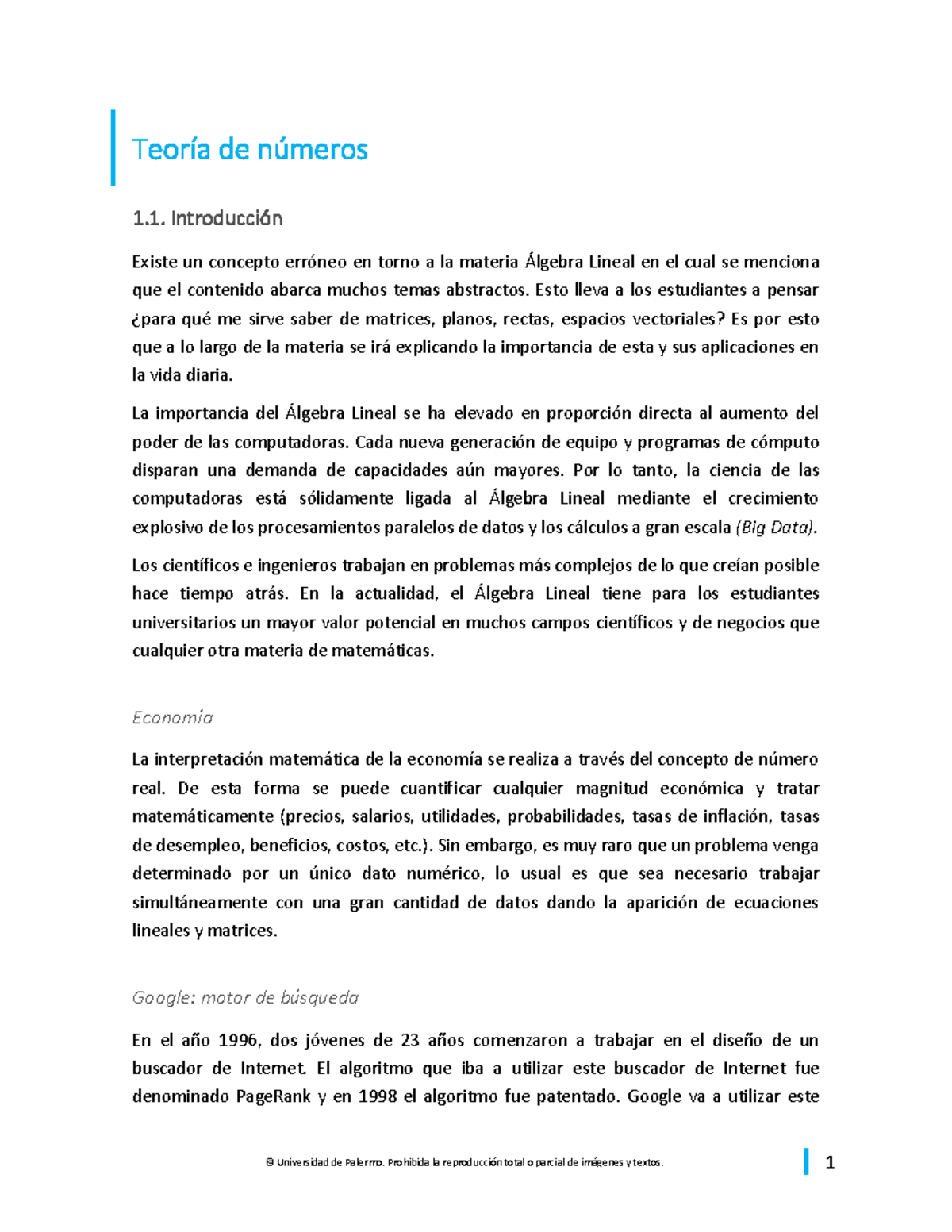 Teoría de Números 192Q: Introducción y Conceptos Clave - Studocu