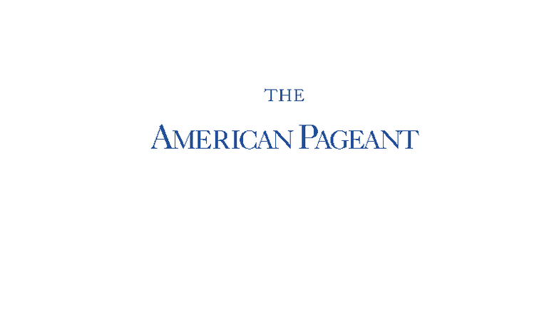 Ch 1: The American Pageant - Founding the New Nation (c. 1783) - Studocu