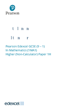 [Solved] give me maths shadow paper set 1 paper 2 2024 for edexcel ...