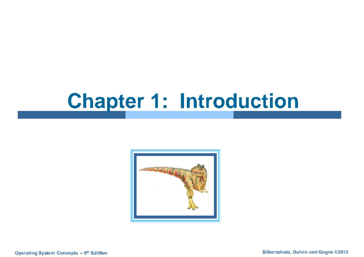 OS Unit 1 Lecture Notes: Intro to Operating System Concepts - Studocu