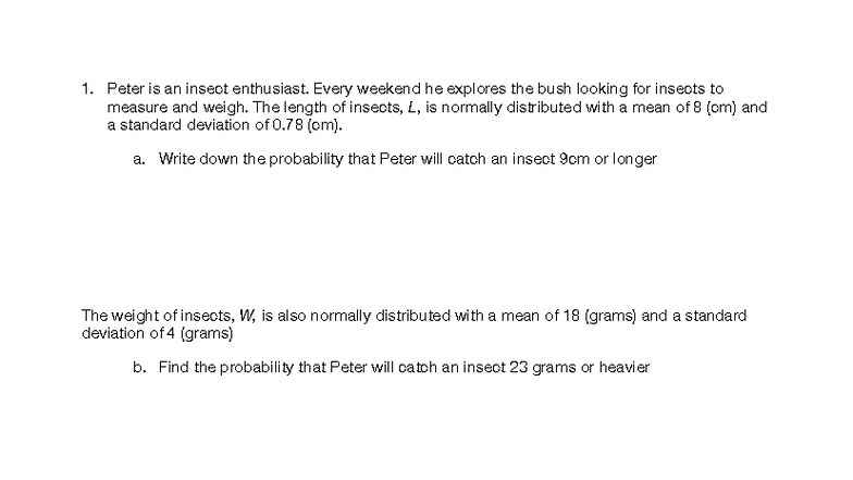 Normal & Binomial Extra Questions (Stat 101) - Studocu