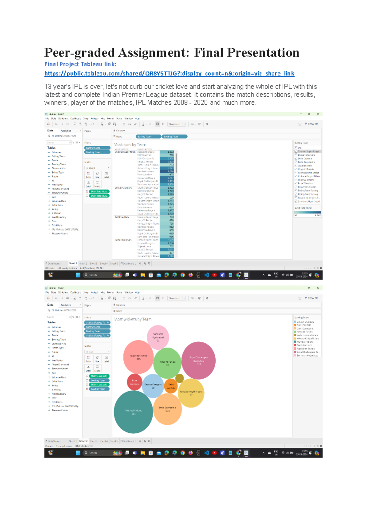 Peer-graded Assignment Final Presentation - Software Engineering - - Studocu