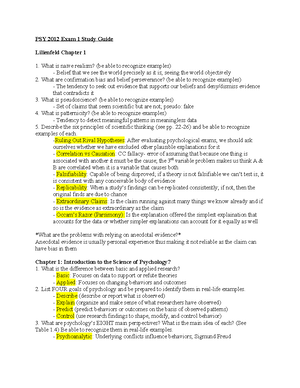 Andrade (Doodling) study notes - Andrade (Doodling) Outline the aim of ...