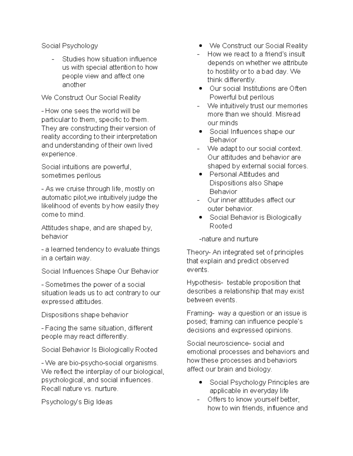 Social Psychology (PSY 101): Understanding Social Influences on ...