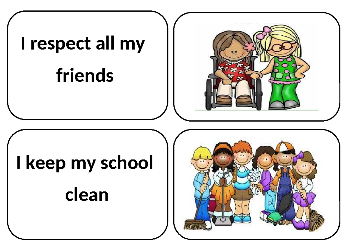 School Rules: Respect, Kindness, and Classroom Behavior Guidelines ...
