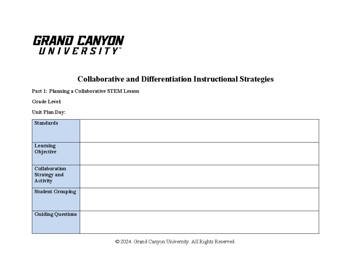 ELM 462 RS T4 Collaborativeand Differentiation Instructional Strategies - Collaborative and ...