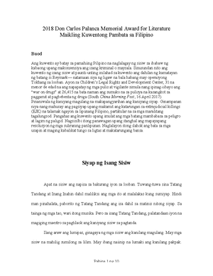 Florante at Laura final script - Florante at Laura (script) Florante at ...