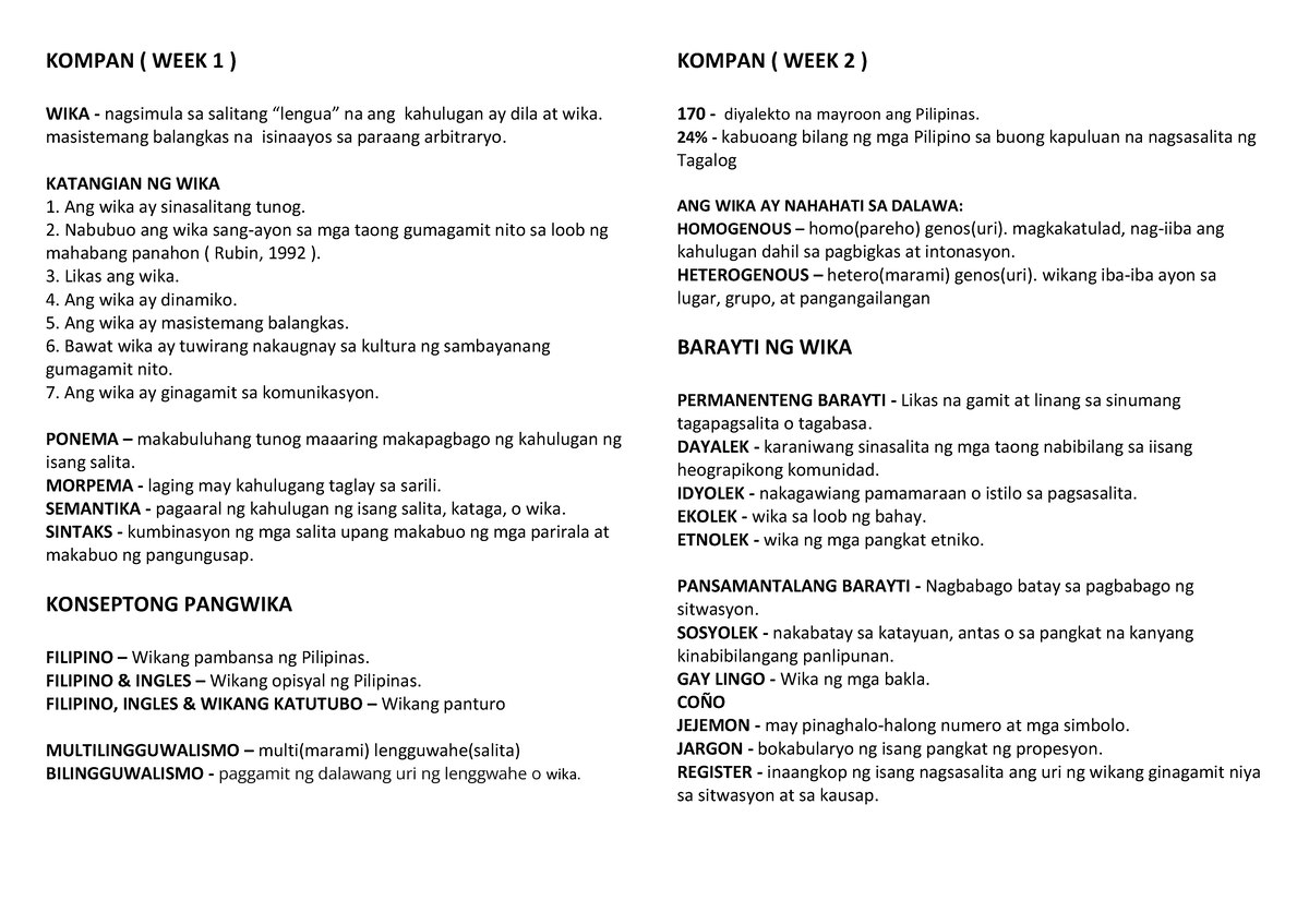 KOMPAN Reviewer: A Comprehensive Study of Language Concepts and ...