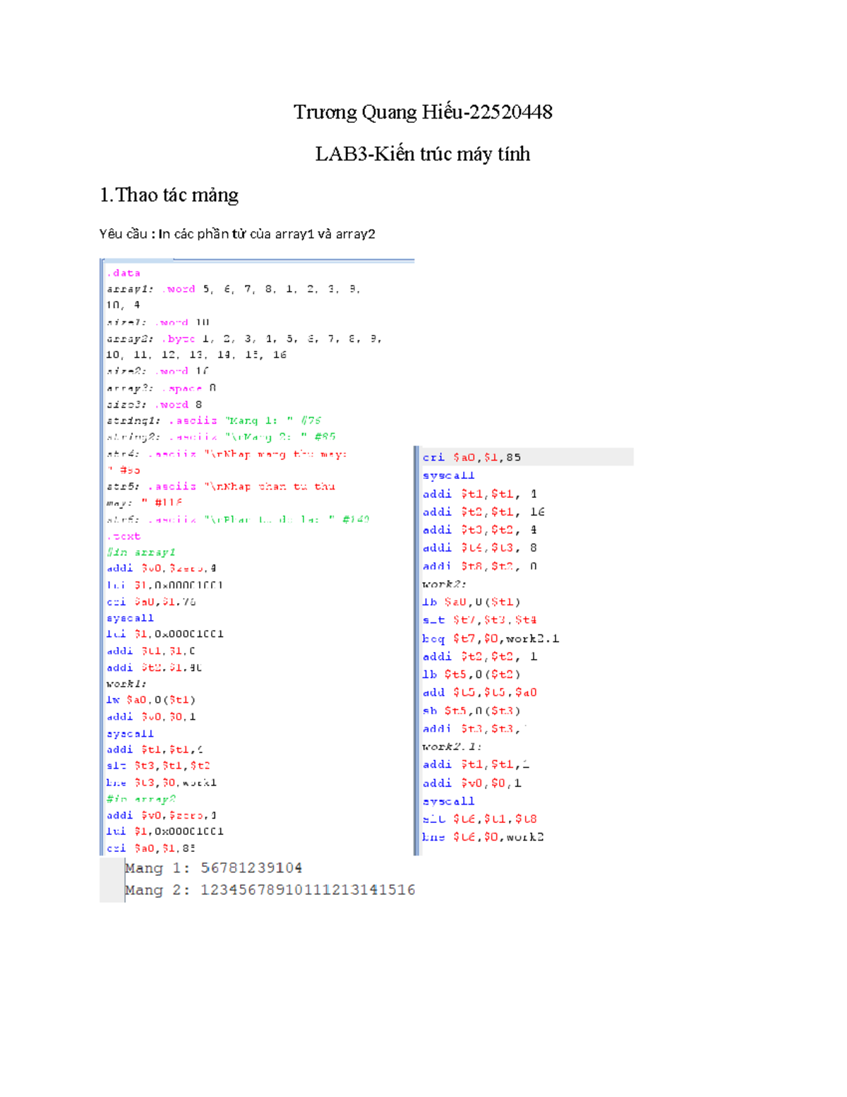 LAB3-22520448-Truong Quang Hieu - Thiết kế luận lý số - Trương Quang ...