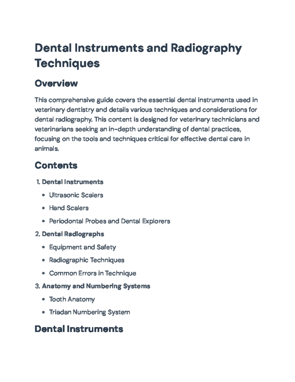 Veterinary Dentistry Tools & Techniques Overview: Instruments ...
