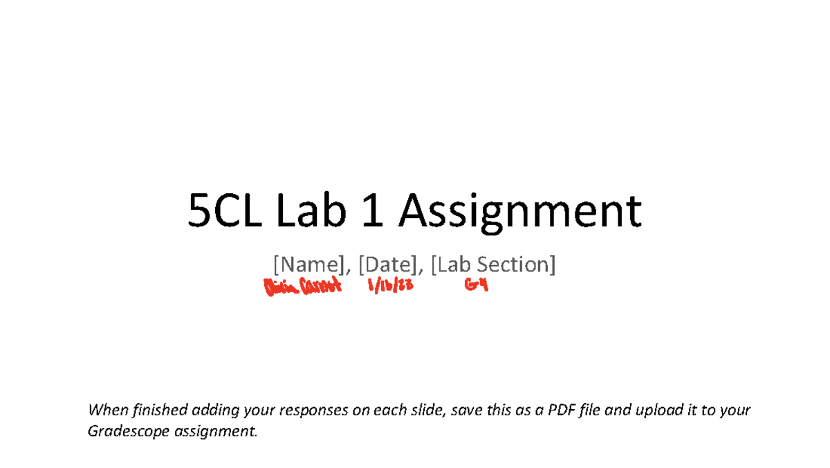 5CL Lab 1 Heart Rate Measurement Assignment Template - Studocu