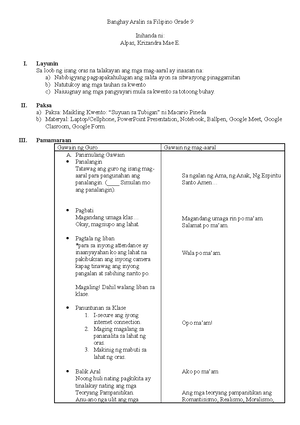 Catalyst lesson plan - SUBJECT: General Chemistry 2 DATE: April 24 ...