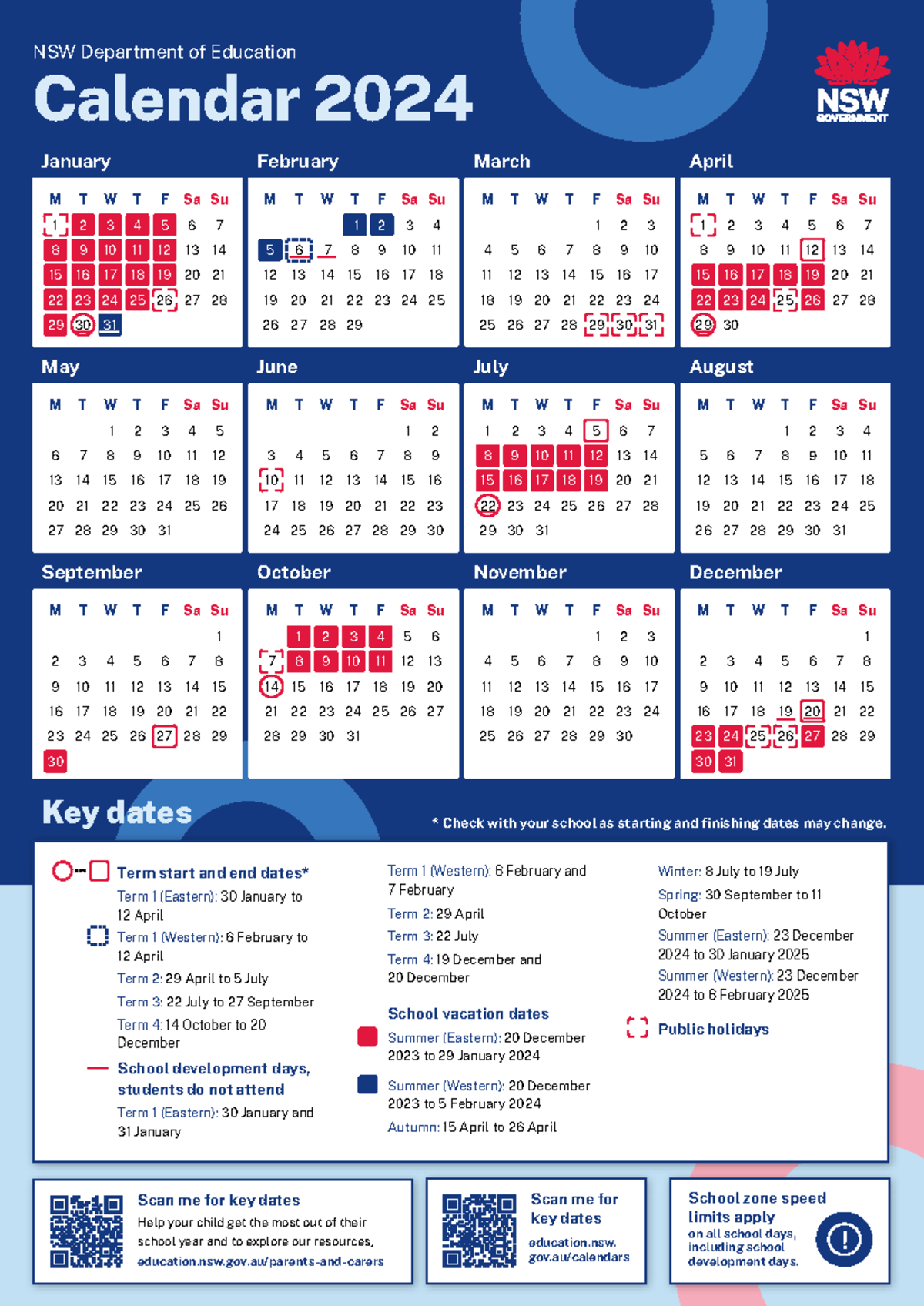 NSW Dept of Education Calendar 2024: Key Dates & Holidays - Studocu