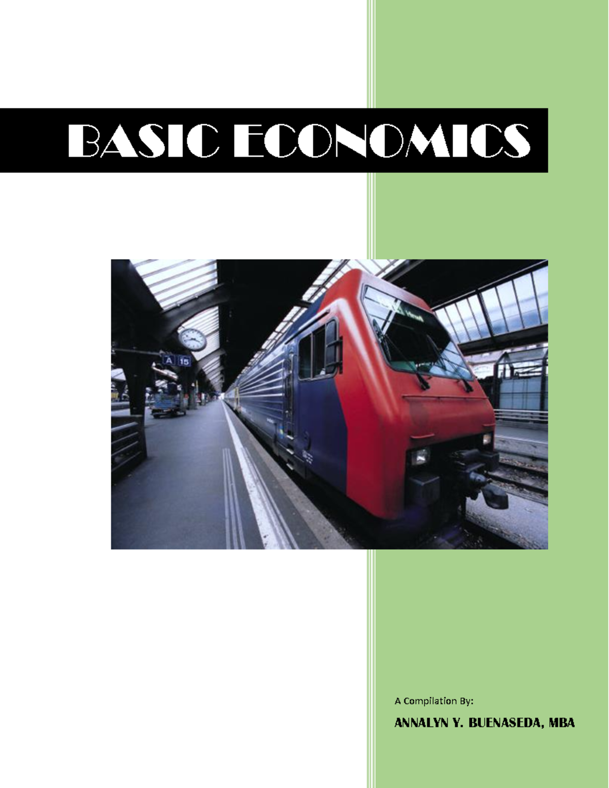 Basic Micro-Economics Module 2020-2021: A Comprehensive Guide - Studocu