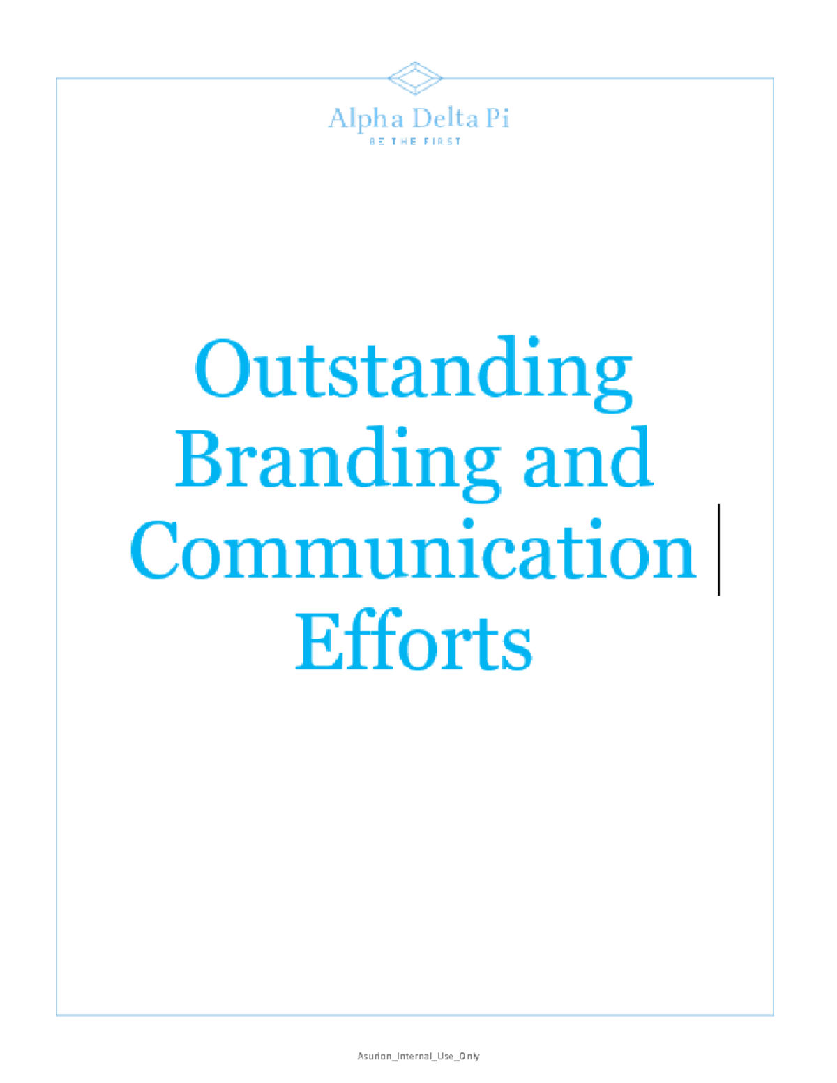ADPI Outstanding Branding and Communication 2020 - Alpha Delta Pi ...