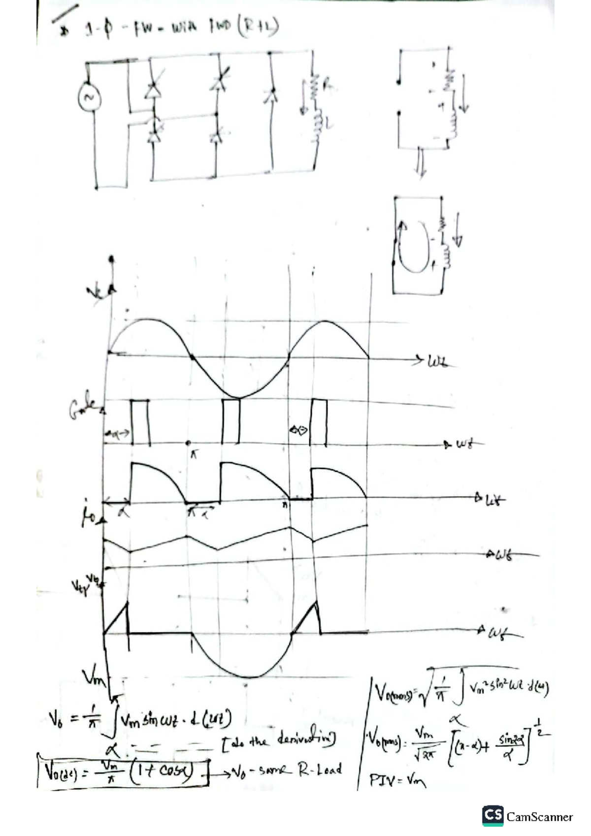 1-Phase Controlled Rectifier Analysis for CS 610 Final Exam - Studocu