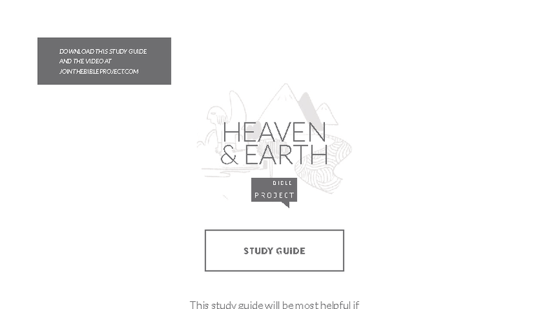 Heaven and Earth Study Guide: Insights and Reflections - Studocu