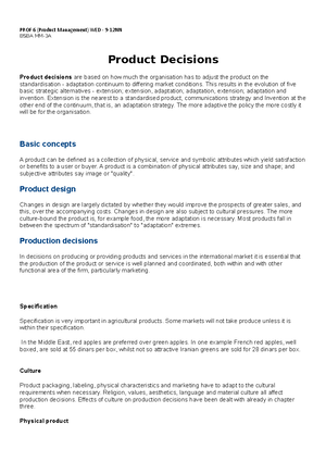 Entrepreneurial business proposal V - V. Market Justification Based on ...